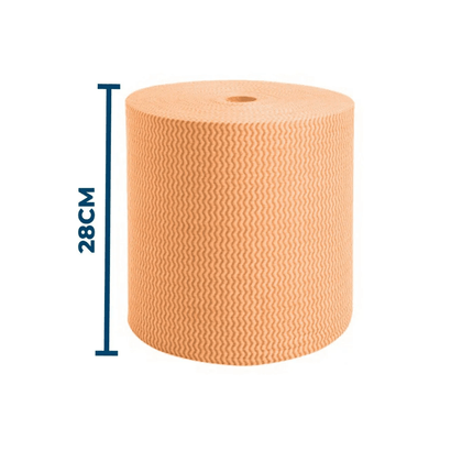 Pano Multiuso Laranja Rolo 30cmx50cm 5un Life Clean - CEPEL